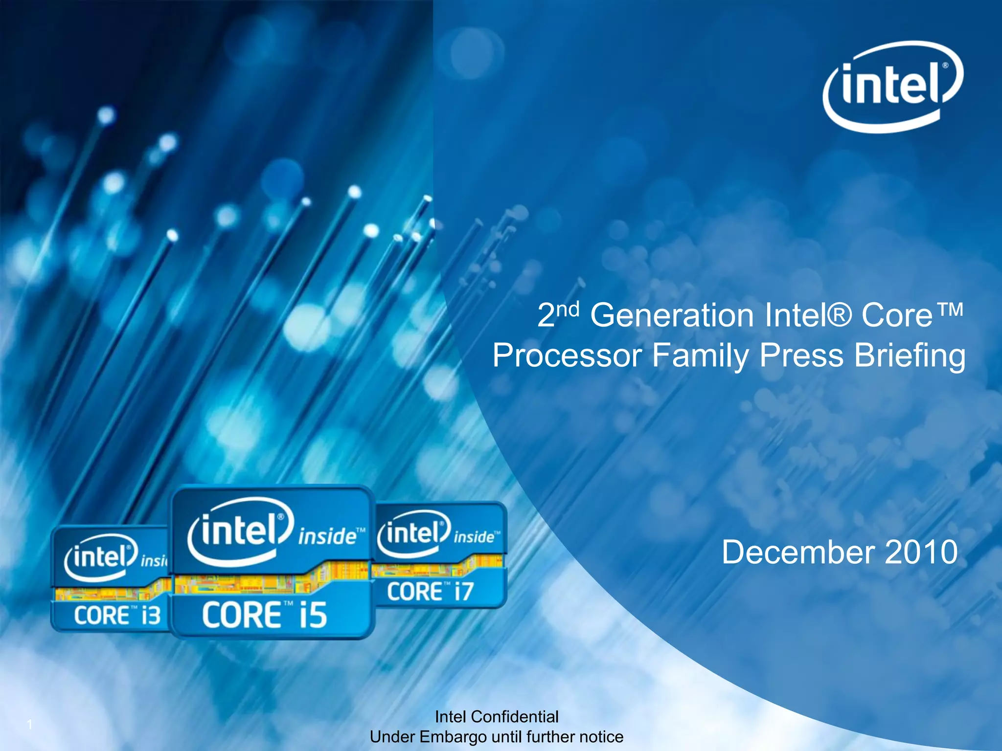 Intel Core second generation Sandy Bridge new models and specifications ...