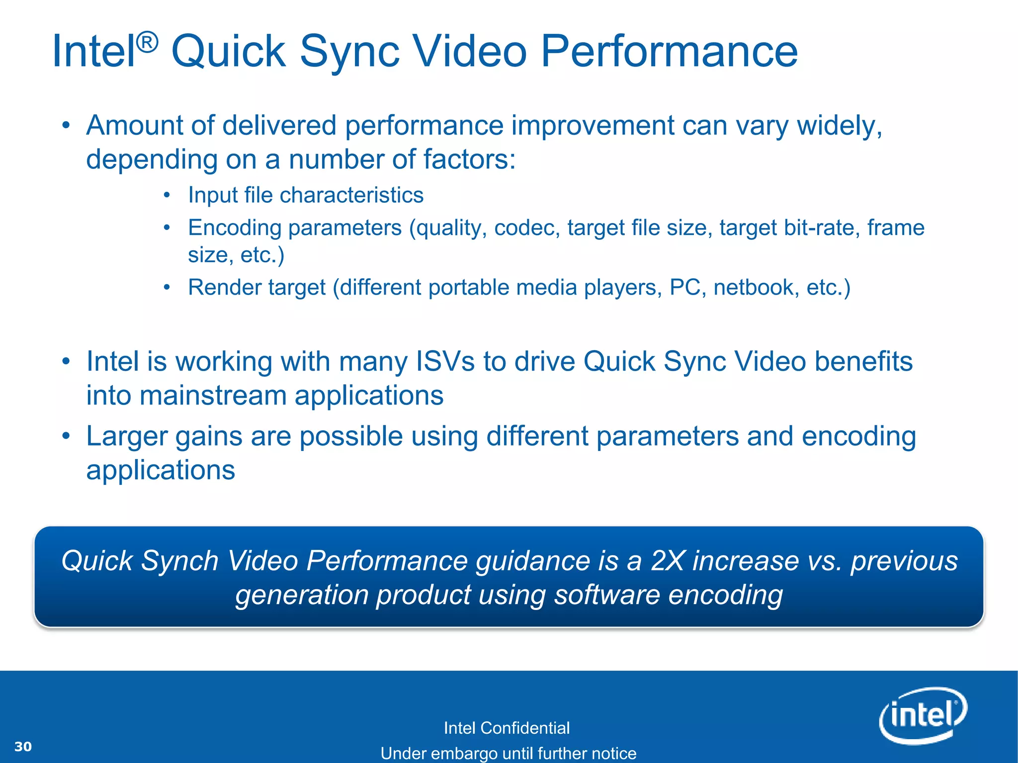 Intel Core second generation Sandy Bridge new models and specifications ...