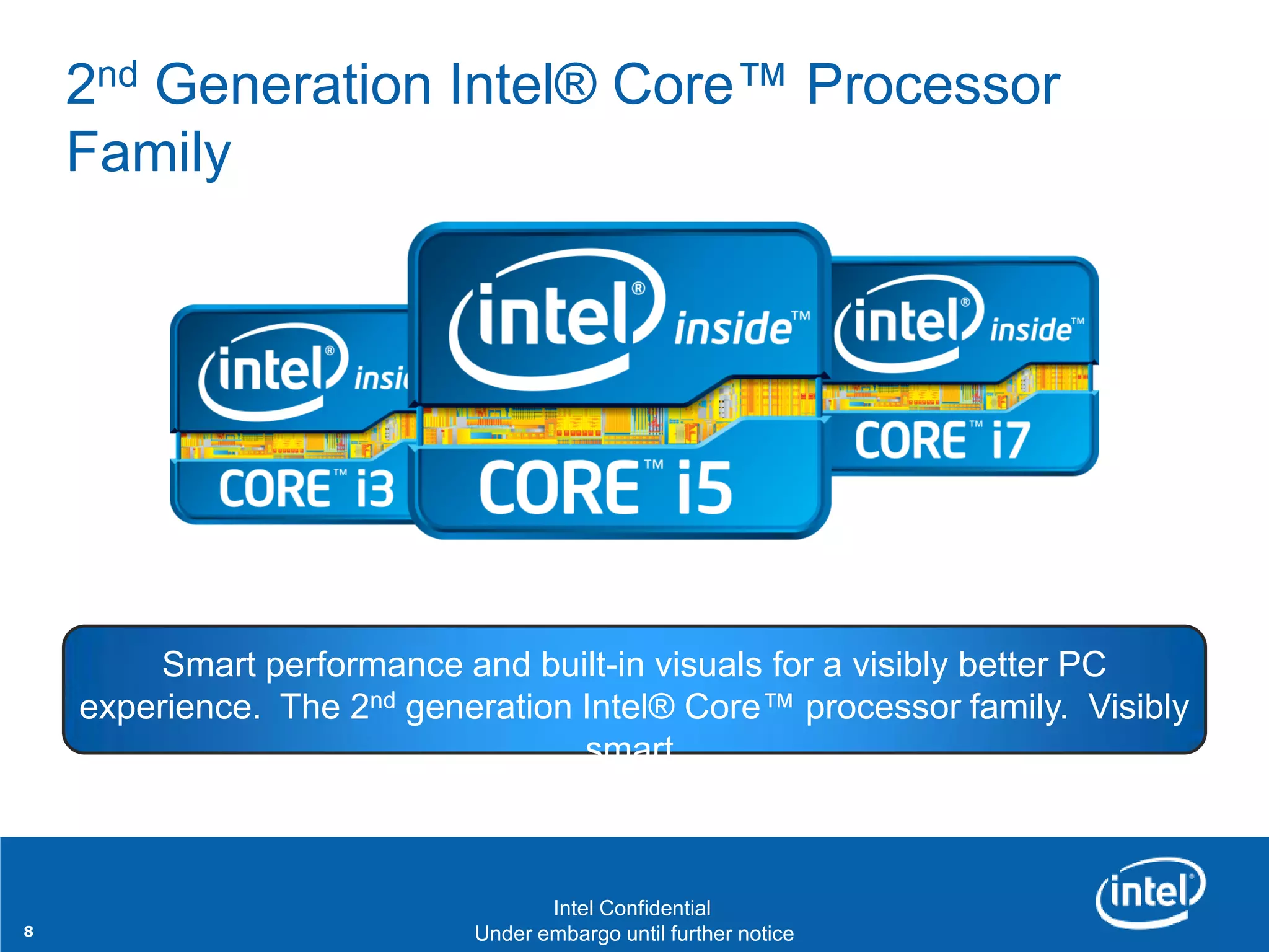Intel Core second generation Sandy Bridge new models and specifications ...