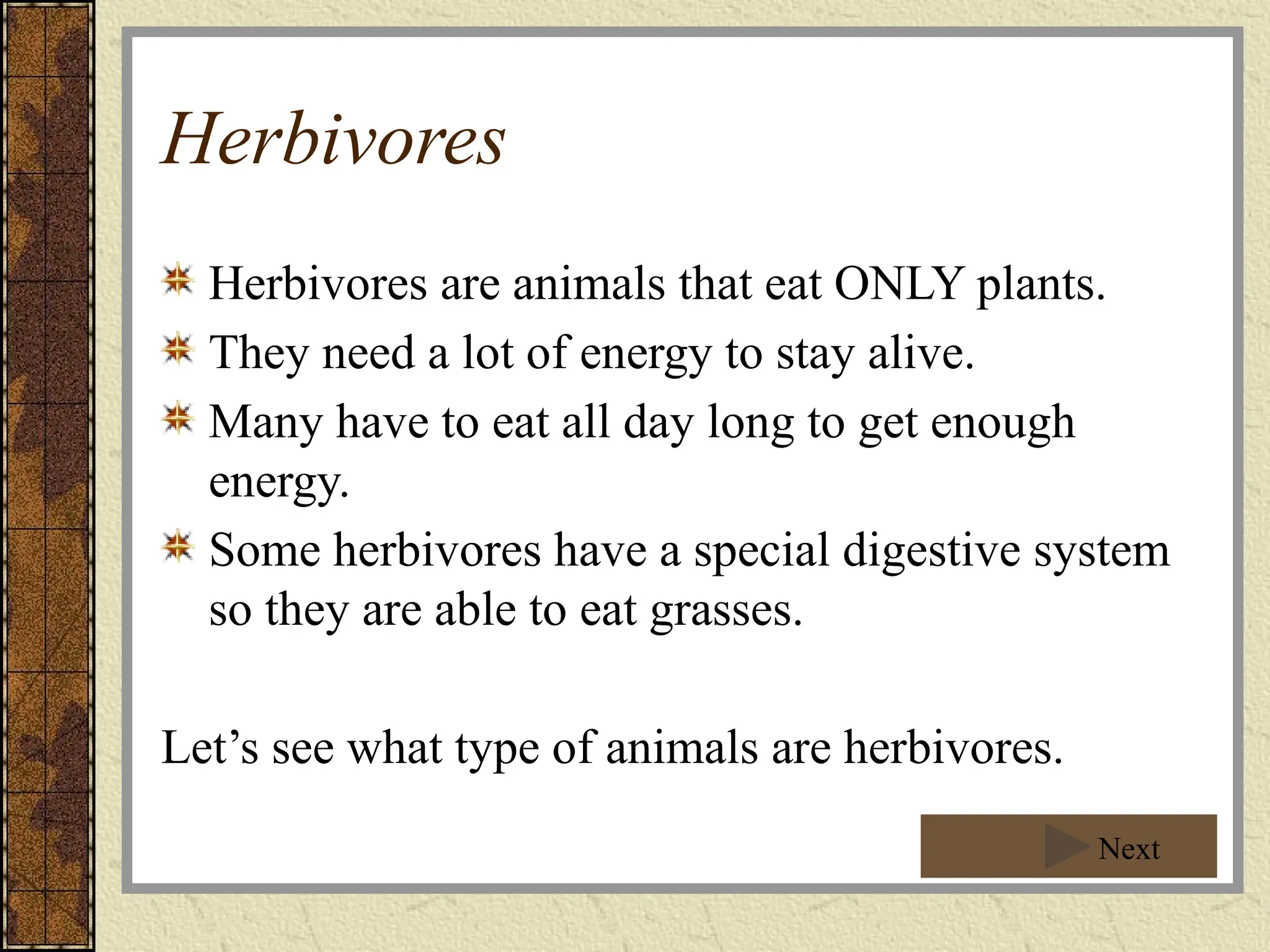 Classification of animals (Canivores, Omnivores, Herbivores) | PPTX