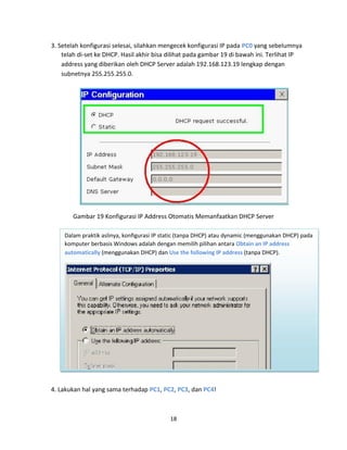 modul cisco packet tracer unutuk simulasi jaringan komputer | PDF