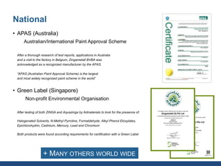 ZM PPT - Certificates and Test Reports JVA | PPTX