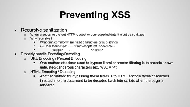 Cross-Site Scripting (XSS) | PPTX