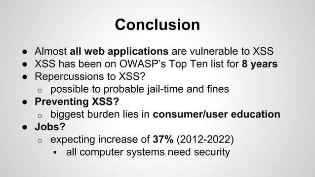 Cross-Site Scripting (XSS) | PPTX