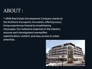 Modern Living apartments in JVC, Arib Development, Dubai, UAE | PDF | Apartments | Real Estate