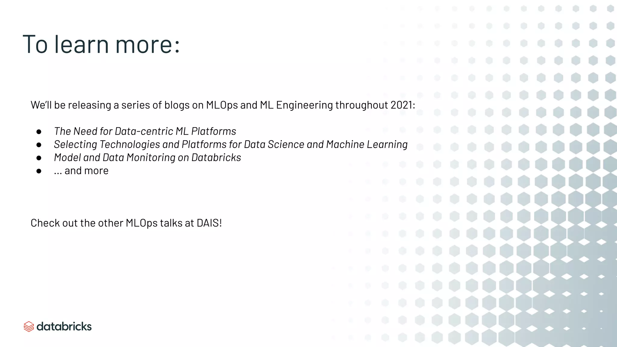 Learn To Use Databricks For The Full Ml Lifecycle Pdf Databases