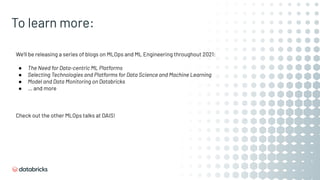 Learn to Use Databricks for the Full ML Lifecycle | PDF