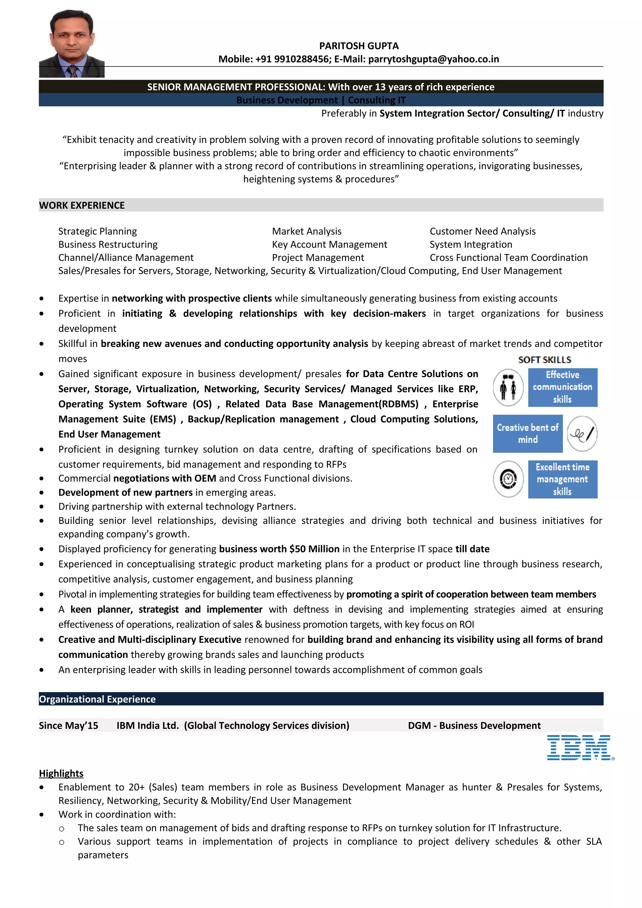 Paritosh.Gupta_resume_V1 | PDF