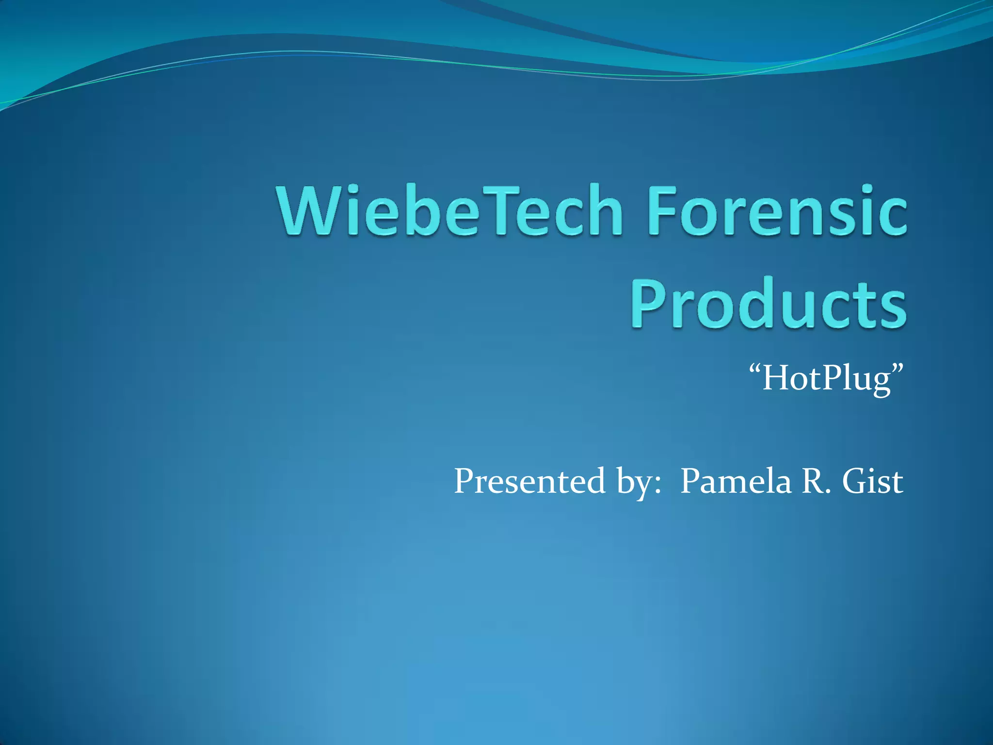 Forensics Presentation Project | PPT