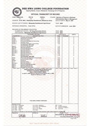 TRANSCRIPT OF RECORDS | DOC