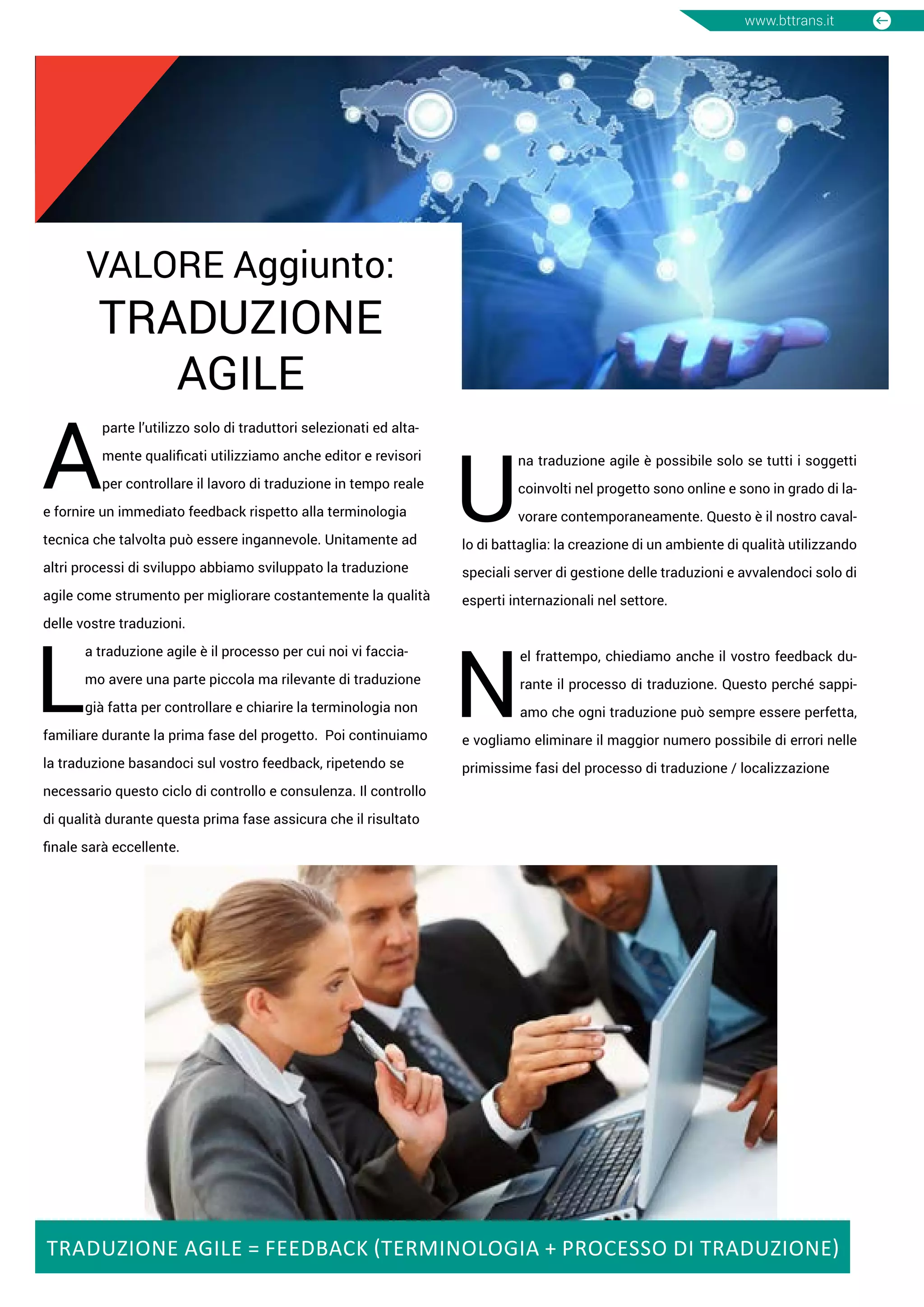 PROFILO AZIENDALE BTT ITALIA | PDF