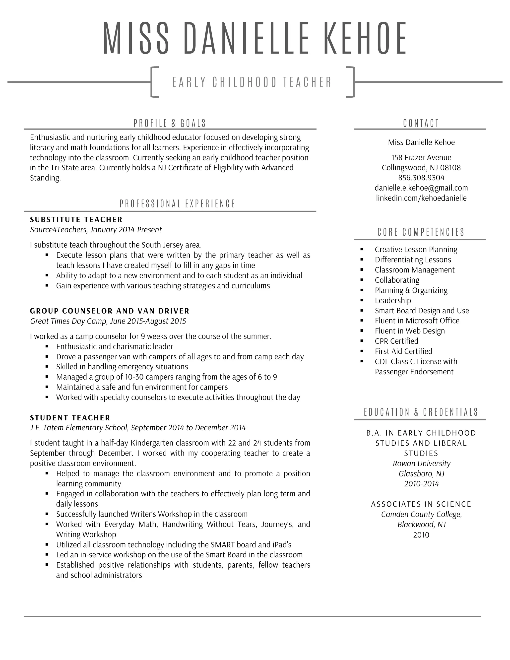 danielleresume1 | PDF