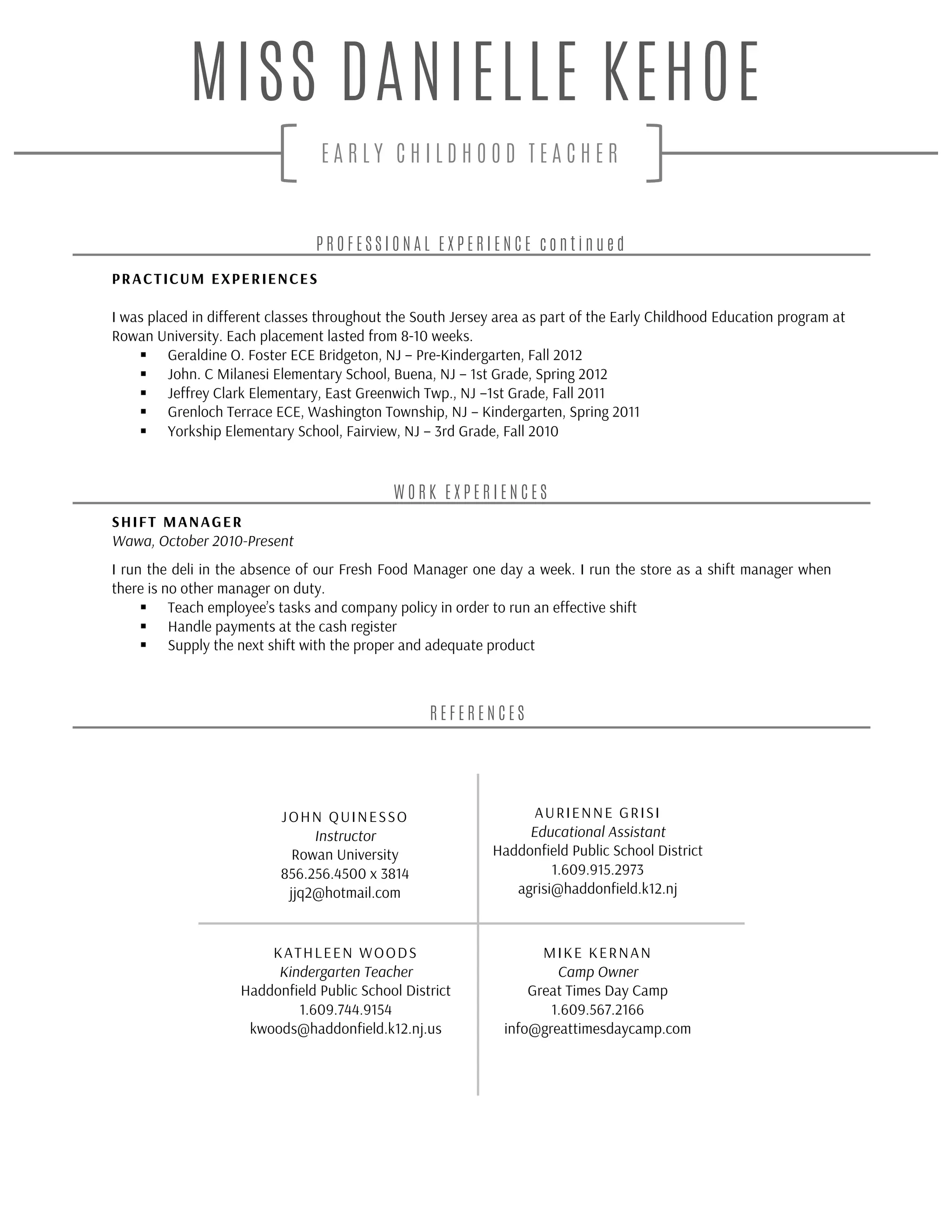 danielleresume1 | PDF