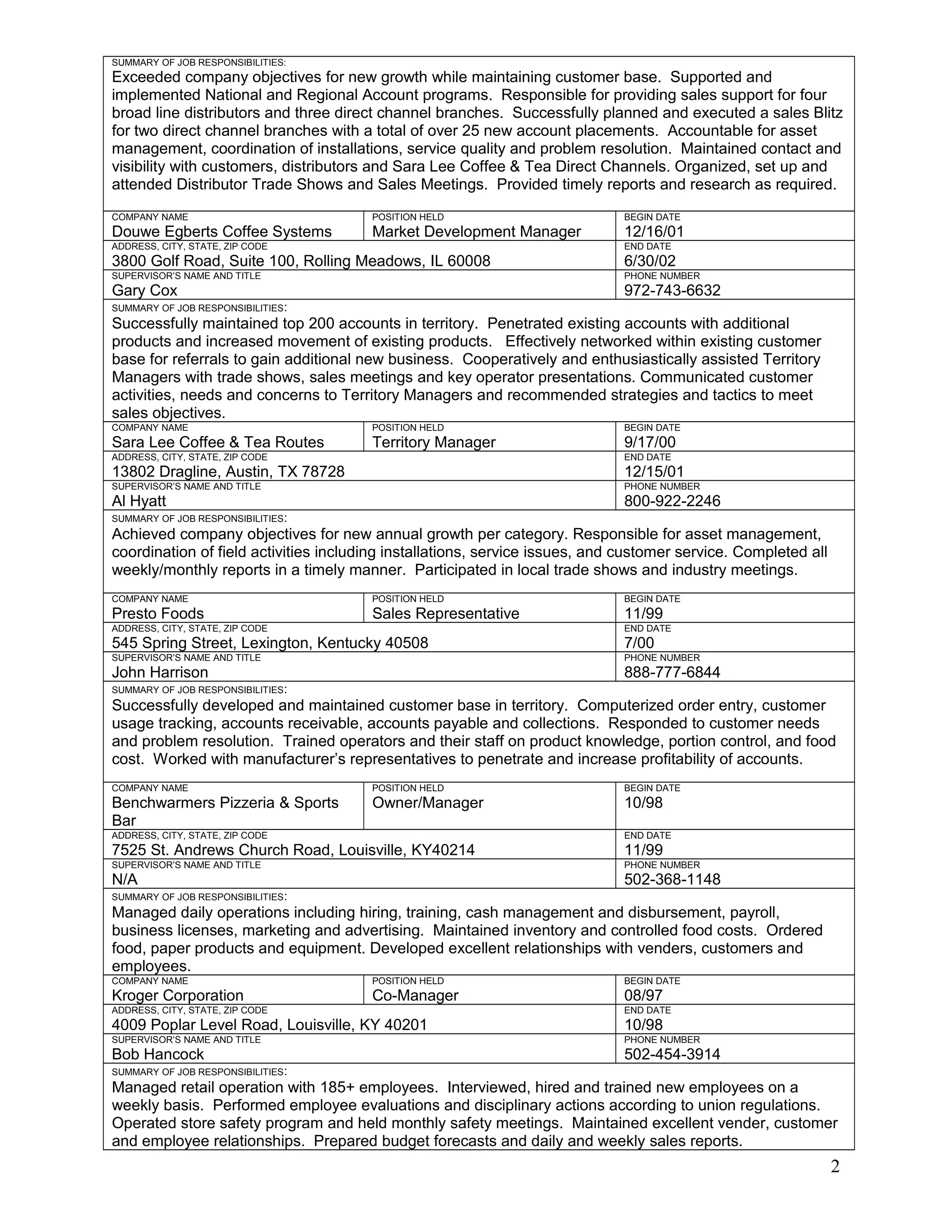 D Wilson Resume 3-10-15 | PDF