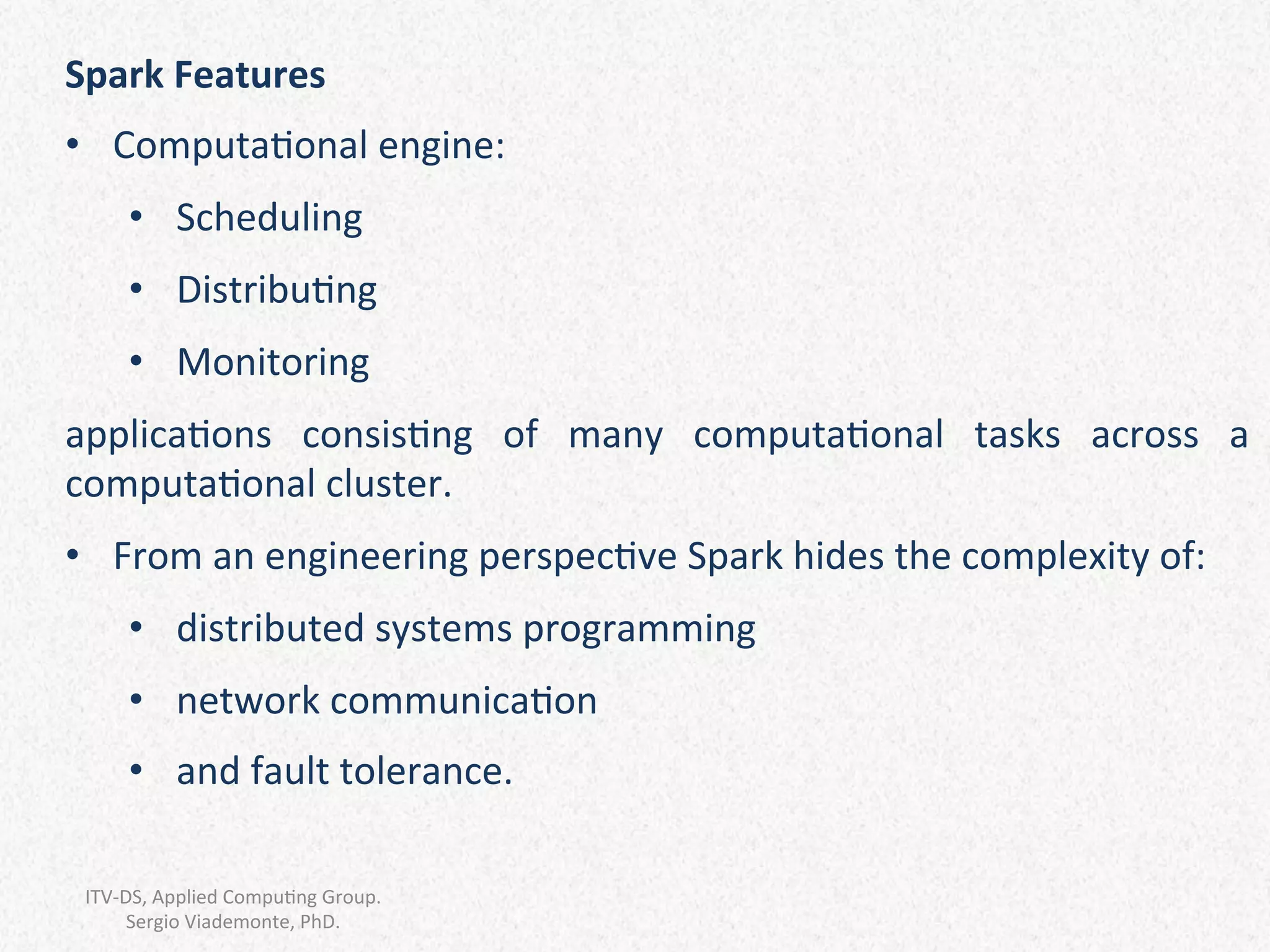 SparkFramework | PPT