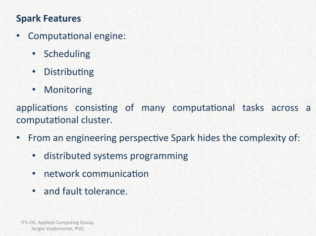 SparkFramework | PPT