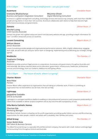 Transition to Graduate Employment - Swinburne University of Technology ...