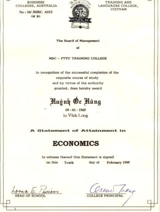 Certificates | PDF