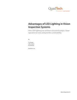 WP 022010 Advantages of LED Lighting | PDF