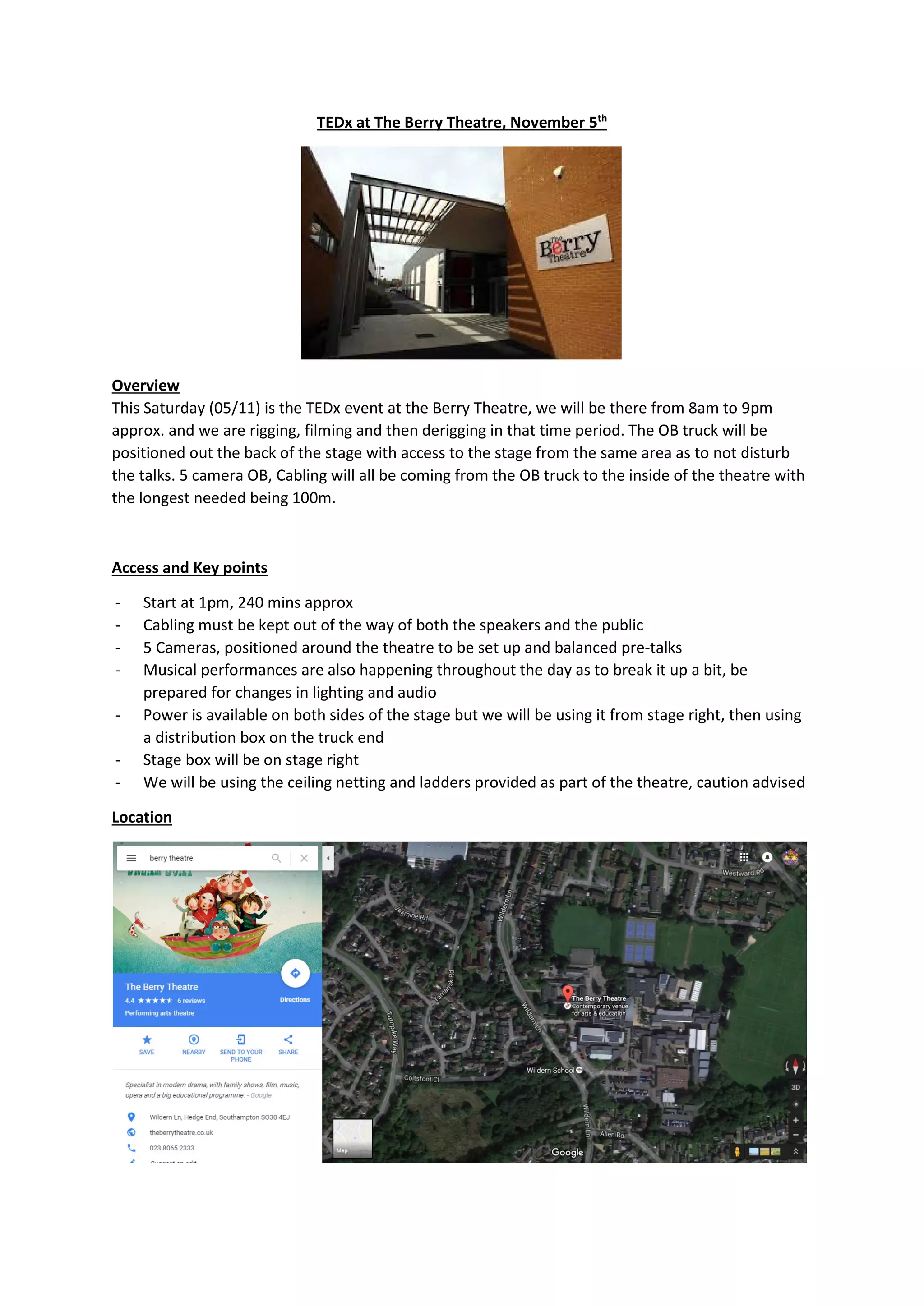 TEDx Event Info | PDF