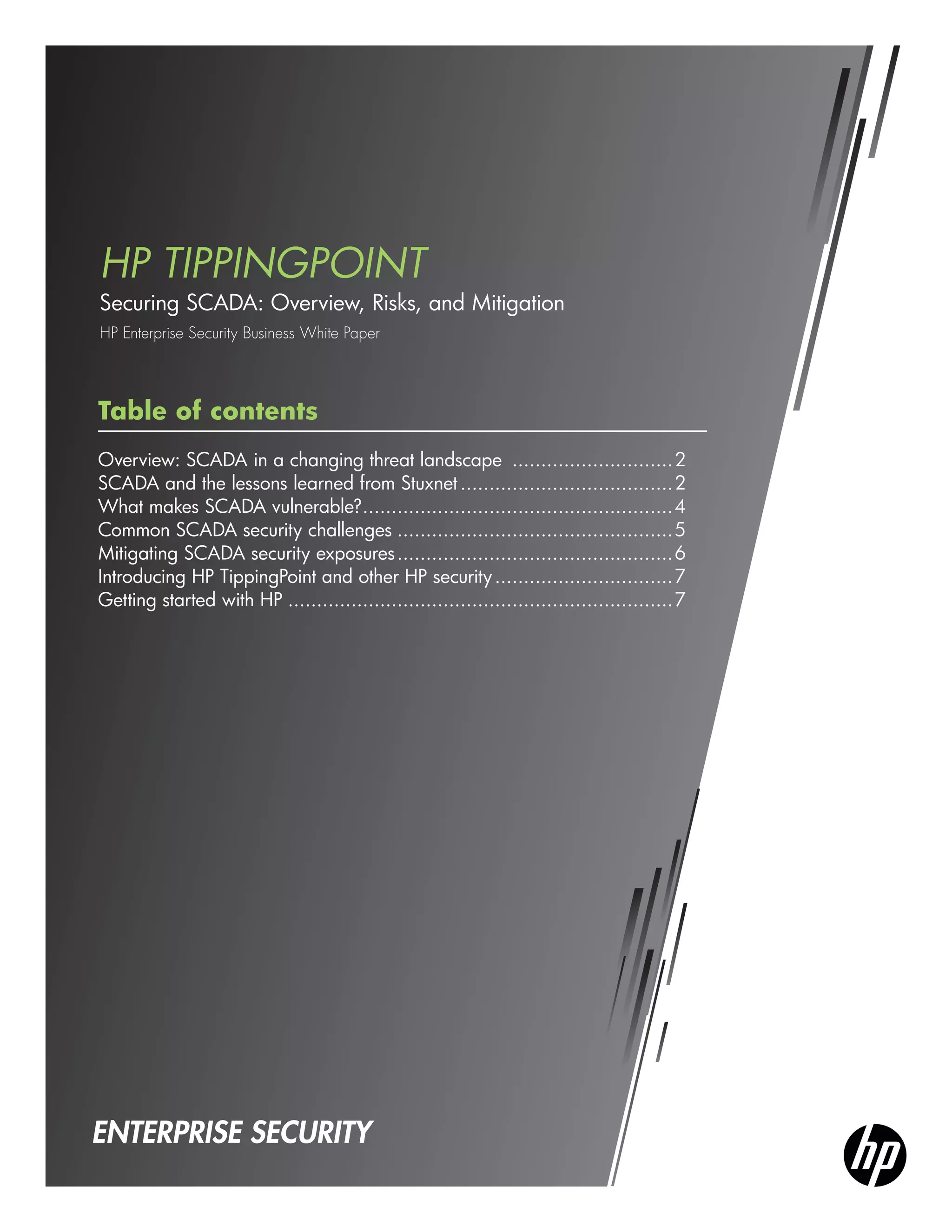 SCADA White Paper March2012 | PDF