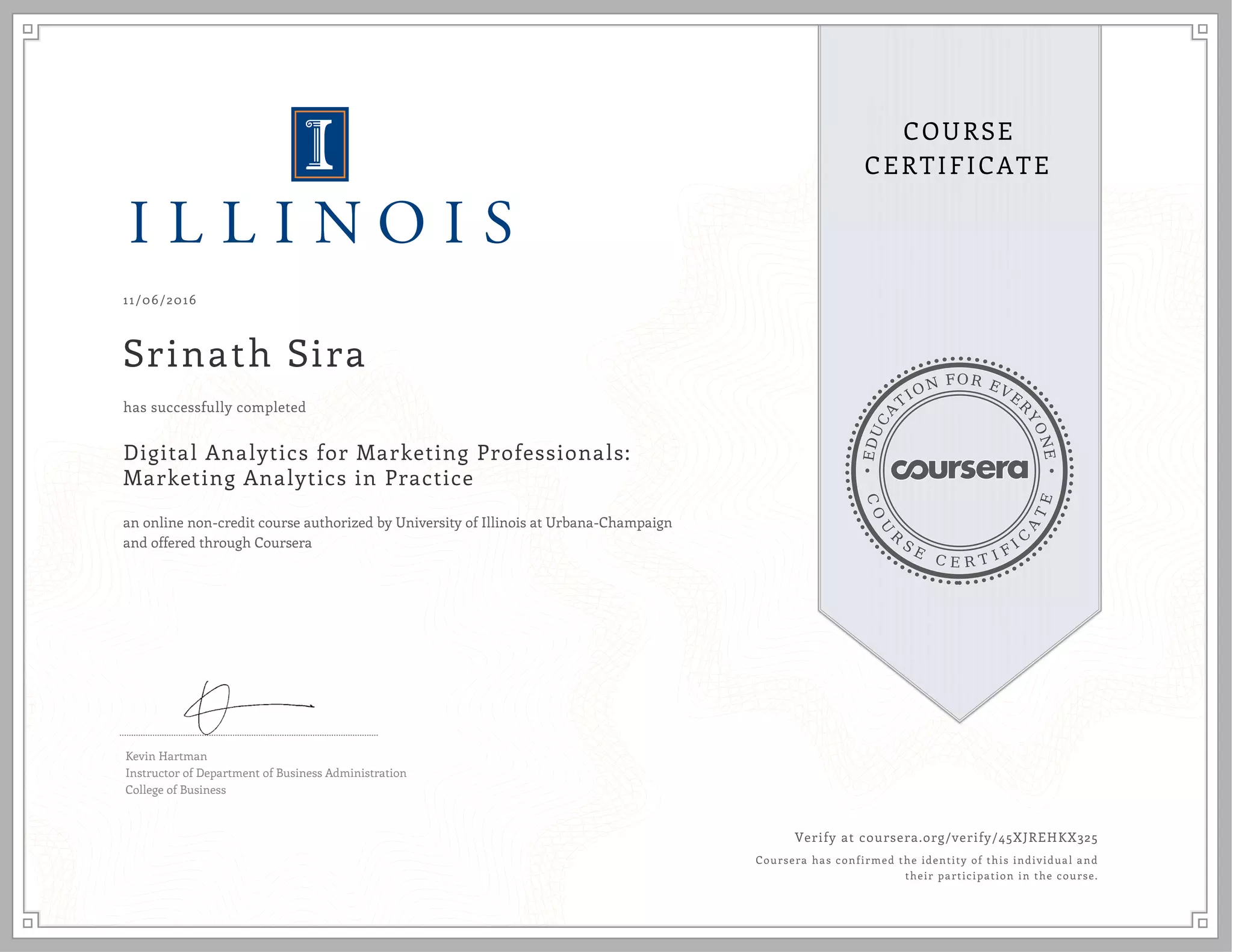 Coursera Certificate Course 2 | PPT