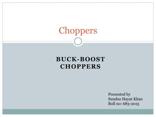 Choppers | PPTX | Consumer Electronics | Technology & Computing