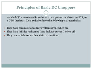 Choppers | PPTX | Consumer Electronics | Technology & Computing