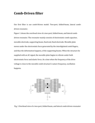 Reconfigurable RF MEMS Bandpass Filter | PDF