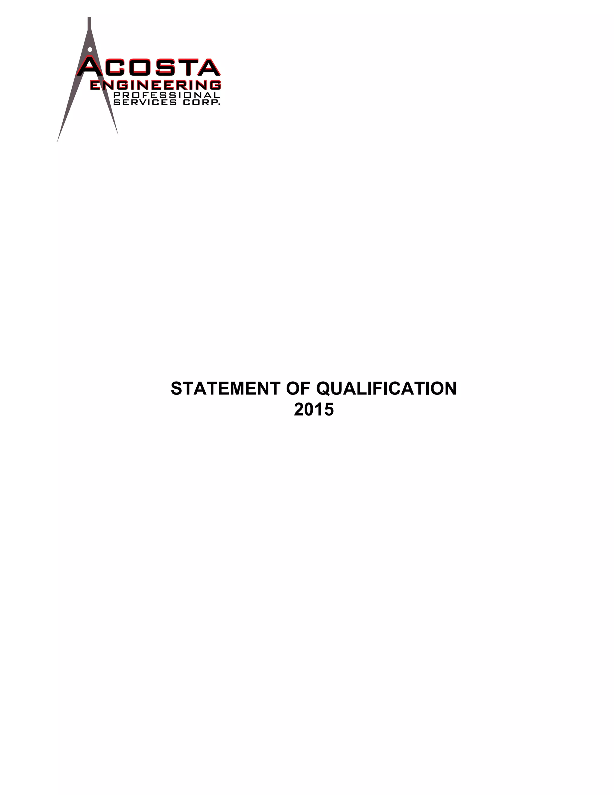 Statement of Qualification | PDF