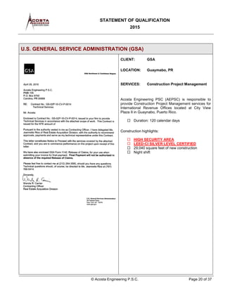 Statement of Qualification | PDF