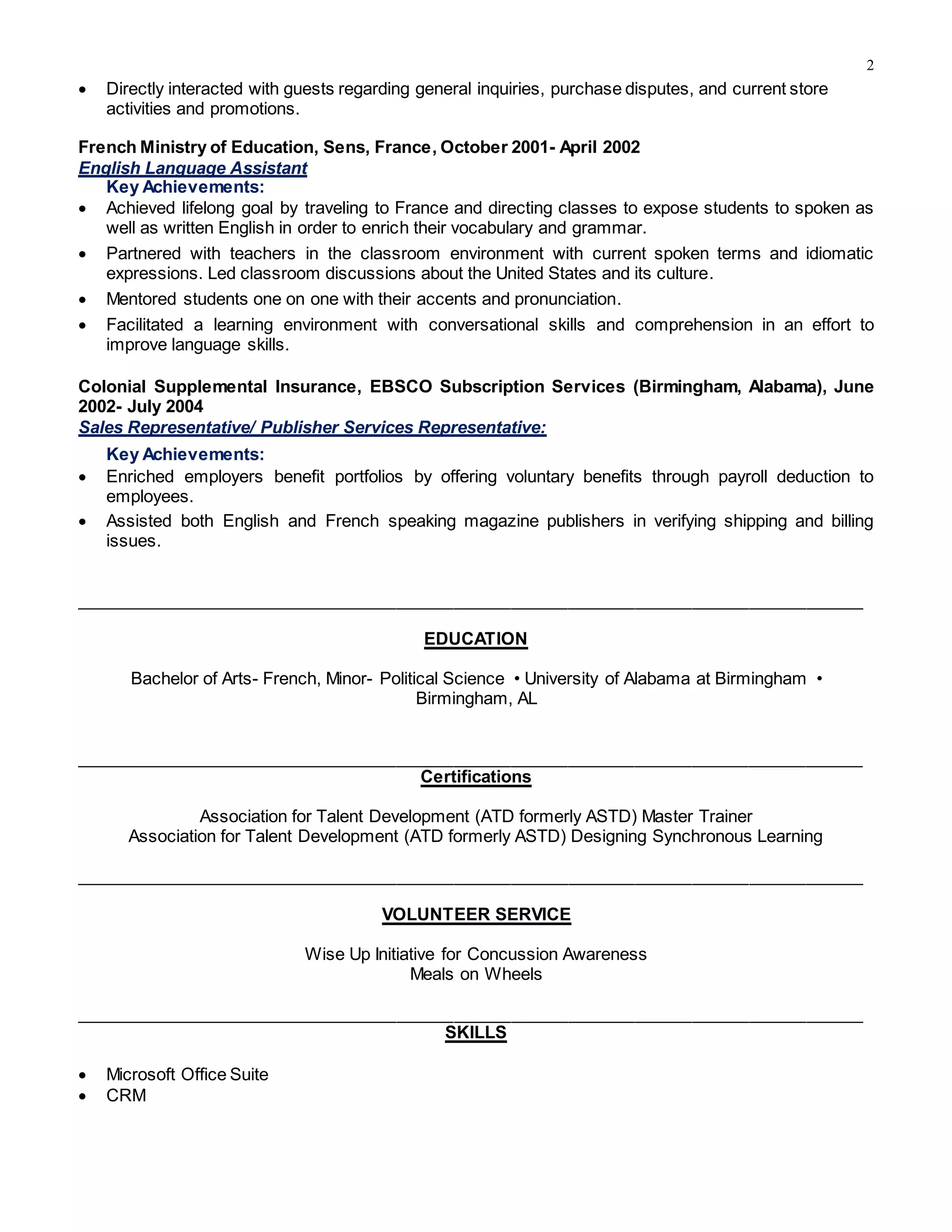 JLB Resume 2015 | DOCX | Business | Business and Finance