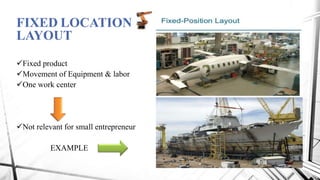 FACILITY LAYOUT | PPTX | Manufacturing Industry | Industries