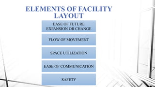 FACILITY LAYOUT | PPTX