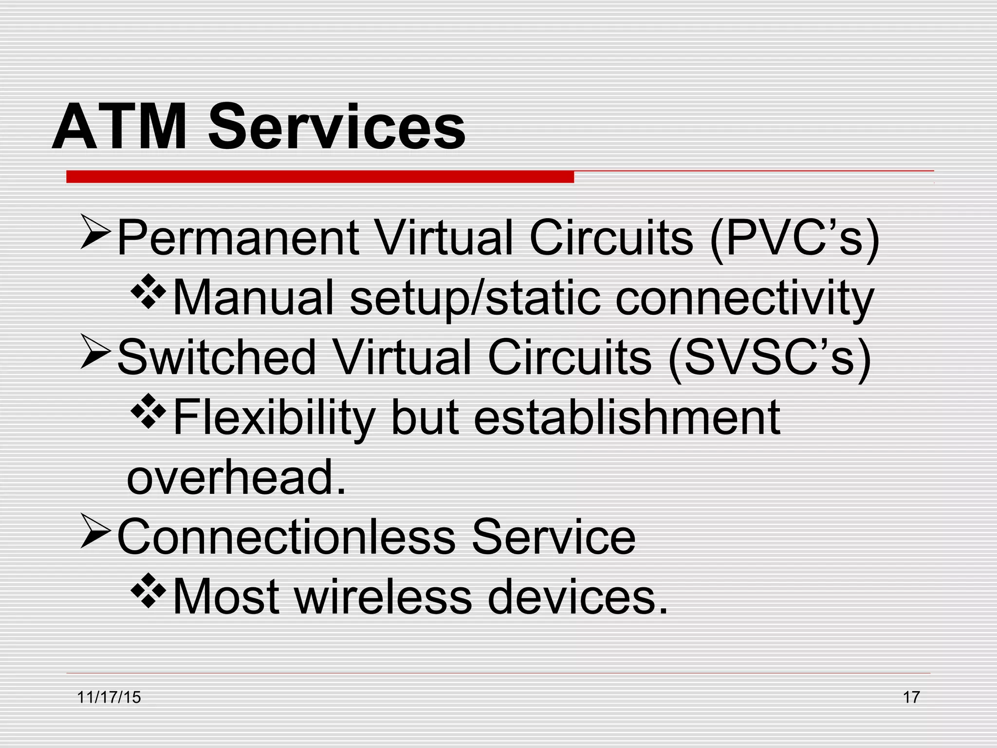 Understanding ATM Networks | PPT