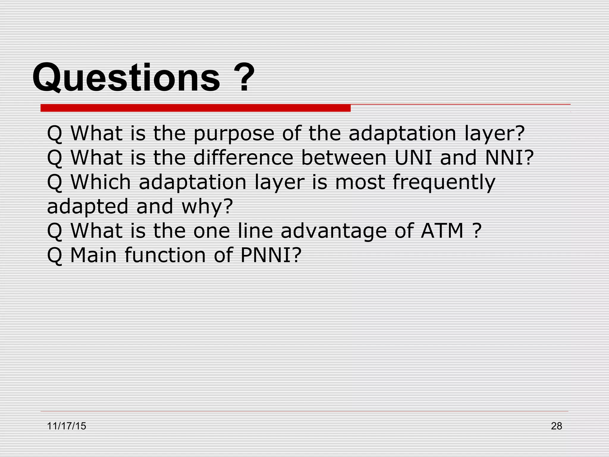 Understanding ATM Networks | PPT