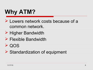 Understanding ATM Networks | PPT