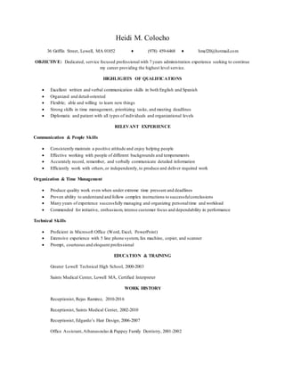 Heidi's Resume | DOCX