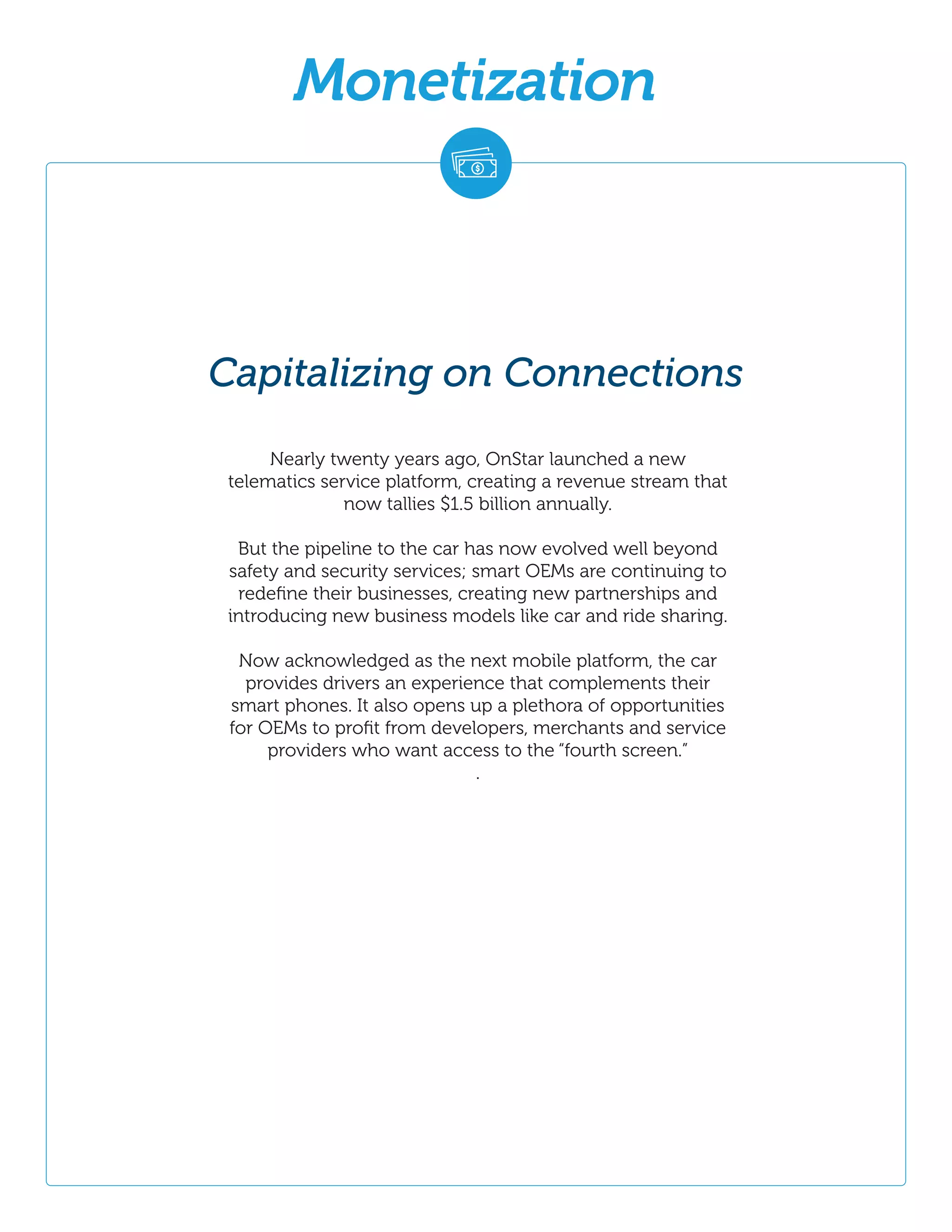 Lochbridge Connected Car Maturity Model FINAL | PDF