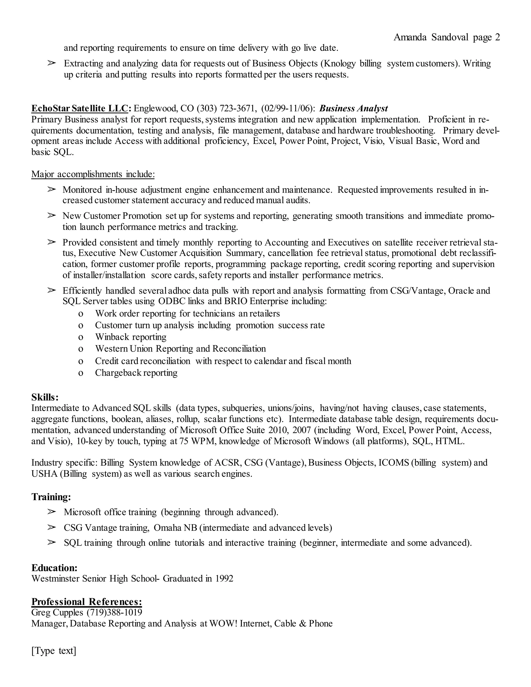 Amanda Sandoval Resume | DOCX