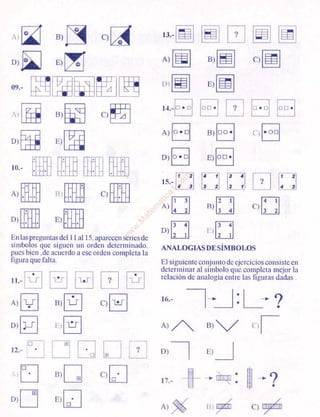 46 ejercicios resueltos de razonamiento abstracto u | PDF