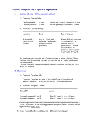 46 Electrolyte Replacement | PDF