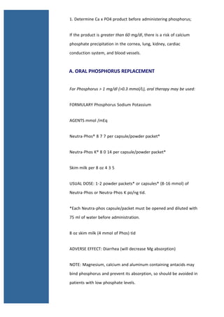 46 Electrolyte Replacement | PDF