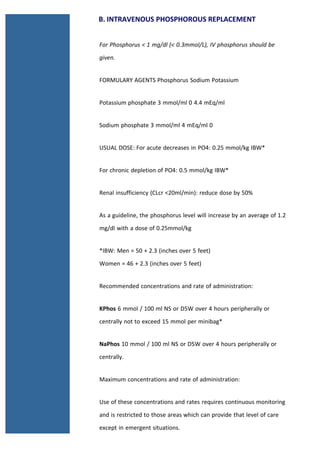 46 Electrolyte Replacement | PDF