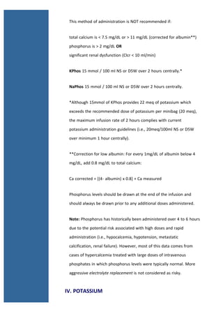 46 Electrolyte Replacement | PDF