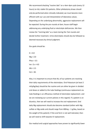 46 Electrolyte Replacement | PDF