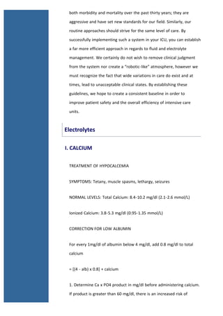 46 Electrolyte Replacement | PDF