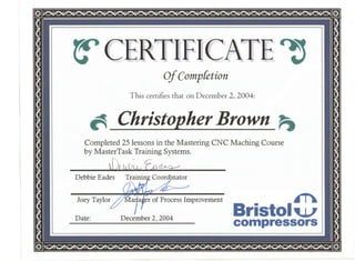 cnc maching course | PDF