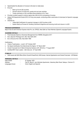 Resume-Rajiv Kumar -Esp. | PDF